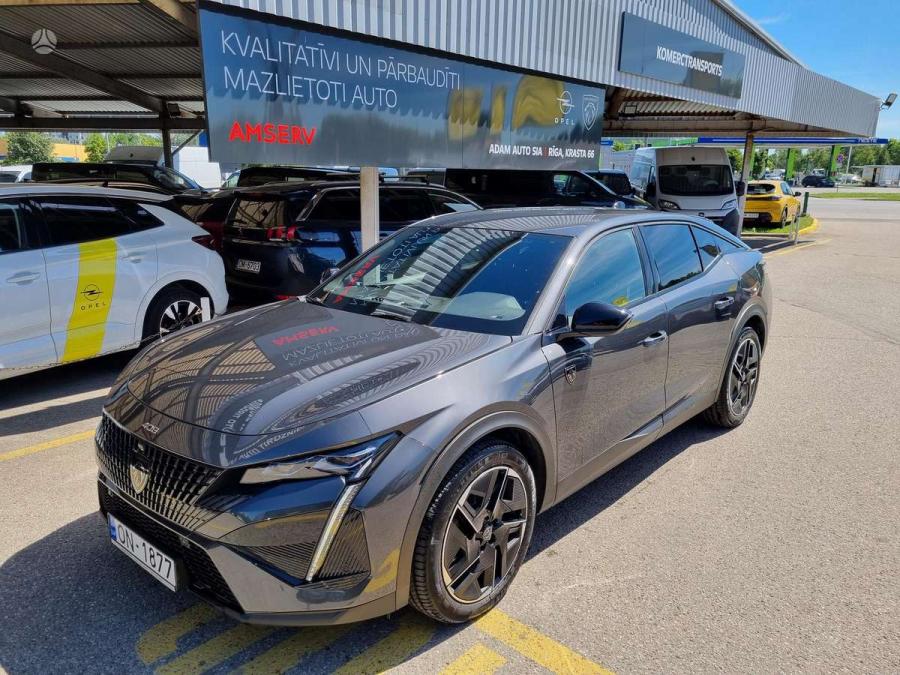 Pelēks Peugeot 408 2023 Rīga, ar dzinēja tilpumu 1.20 L un nobraukumu 43 tūkst. km par 25500 €, foto 1 vietnē AUTOMOTO.COM.LV