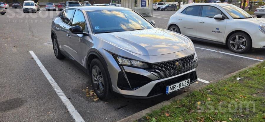 Pelēks Peugeot 408 2023 Rīga, ar dzinēja tilpumu 1.20 L un nobraukumu 60 tūkst. km par 21455 €, foto 1 vietnē AUTOMOTO.COM.LV
