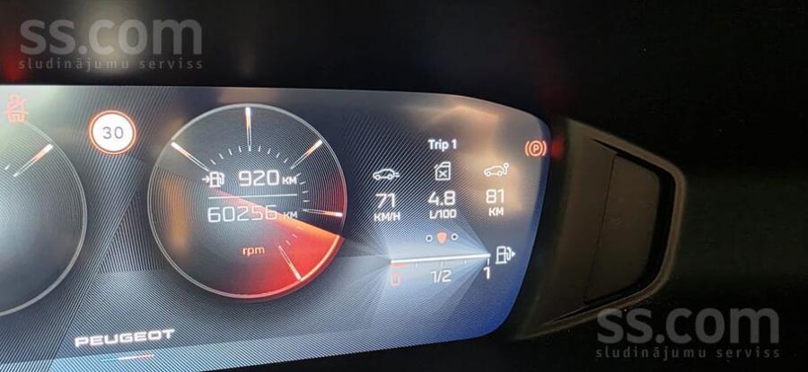 Pelēks Peugeot 408 2023 Rīga, ar dzinēja tilpumu 1.20 L un nobraukumu 60 tūkst. km par 21455 €, foto 7 vietnē AUTOMOTO.COM.LV