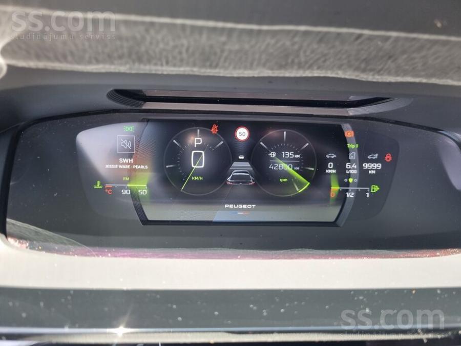 Pelēks Peugeot 408 2023 Rīga, ar dzinēja tilpumu 1.20 L un nobraukumu 43 tūkst. km par 25500 €, foto 11 vietnē AUTOMOTO.COM.LV