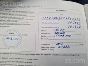 Pelēks Peugeot 408 2023 Rīga, ar dzinēja tilpumu 1.20 L un nobraukumu 90 tūkst. km par 22200 €, foto 14 vietnē AUTOMOTO.COM.LV