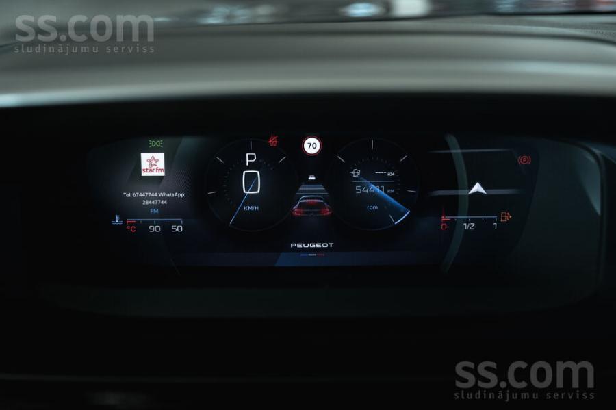 Pelēks Peugeot 408 2023 Rīga, ar dzinēja tilpumu 1.20 L un nobraukumu 54 tūkst. km par 21990 €, foto 7 vietnē AUTOMOTO.COM.LV