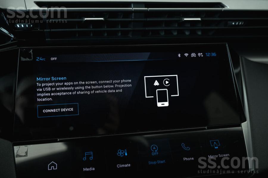 Pelēks Peugeot 408 2023 Rīga, ar dzinēja tilpumu 1.20 L un nobraukumu 54 tūkst. km par 21990 €, foto 16 vietnē AUTOMOTO.COM.LV