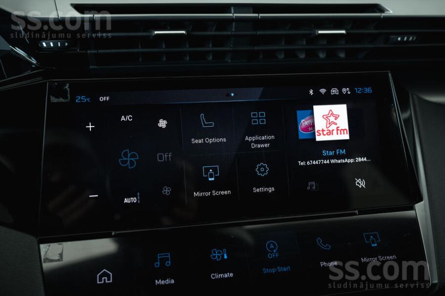 Pelēks Peugeot 408 2023 Rīga, ar dzinēja tilpumu 1.20 L un nobraukumu 54 tūkst. km par 21990 €, foto 17 vietnē AUTOMOTO.COM.LV