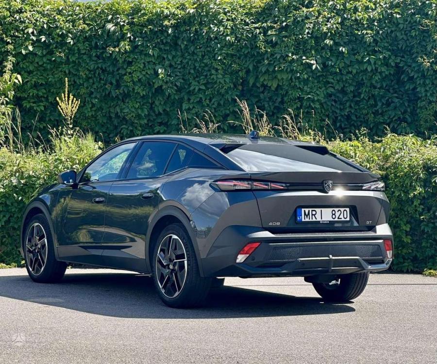 Pelēks Peugeot 408 2023 Viļņa, ar dzinēja tilpumu 1.20 L un nobraukumu 72 tūkst. km par 24500 €, foto 8 vietnē AUTOMOTO.COM.LV
