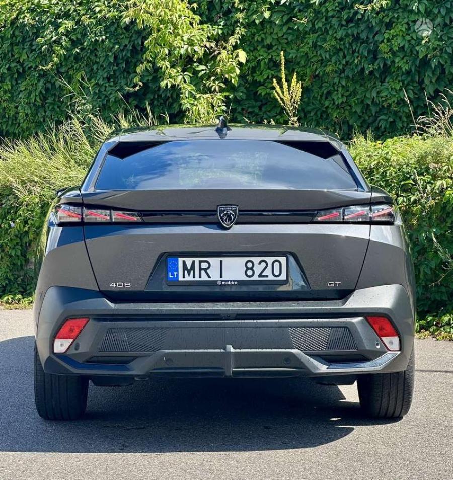 Pelēks Peugeot 408 2023 Viļņa, ar dzinēja tilpumu 1.20 L un nobraukumu 72 tūkst. km par 24500 €, foto 9 vietnē AUTOMOTO.COM.LV