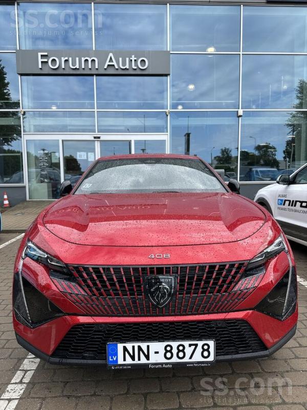 Sarkans Peugeot 408 2023 Rīga, ar dzinēja tilpumu 1.60 L un nobraukumu 22 tūkst. km par 34900 €, foto 2 vietnē AUTOMOTO.COM.LV