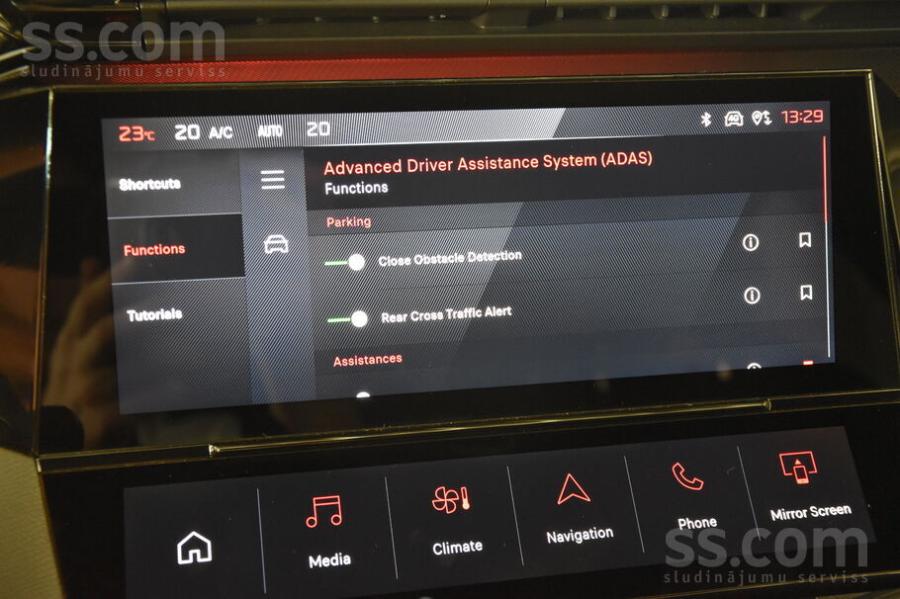Белый Пежо 408 2023 в Рига, объемом двигателя 1.20 л и пробегом 45 тыс. км за 23990 €, фото 25 на AUTOMOTO.COM.LV