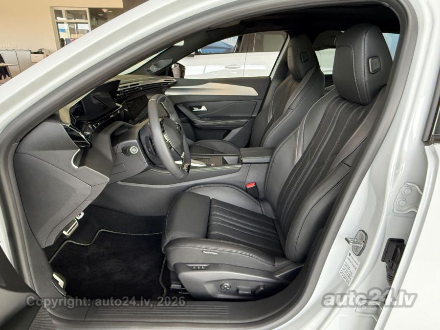 White Peugeot 408 2026 in Johvi, with an engine capacity of 1.20 L and mileage of 0 thousand km for 39390 €, photo 10 on AUTOMOTO.COM.LV