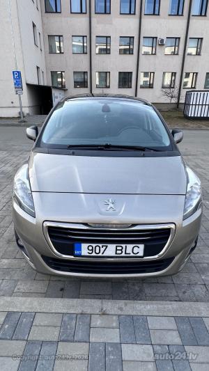 Beige Peugeot 5008 2014 in Tallinn, with an engine capacity of 1.60 L and mileage of 201 thousand km for 7300 €, photo 7 on AUTOMOTO.COM.LV