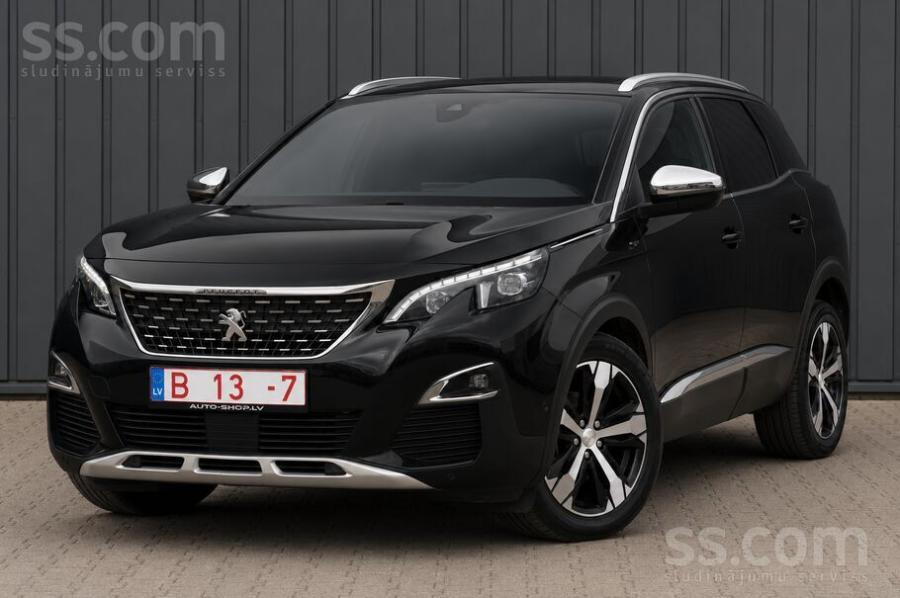 Black Peugeot 5008 2017 in Tukums, with an engine capacity of 2.00 L and mileage of 242 thousand km for 15900 €, photo 4 on AUTOMOTO.COM.LV