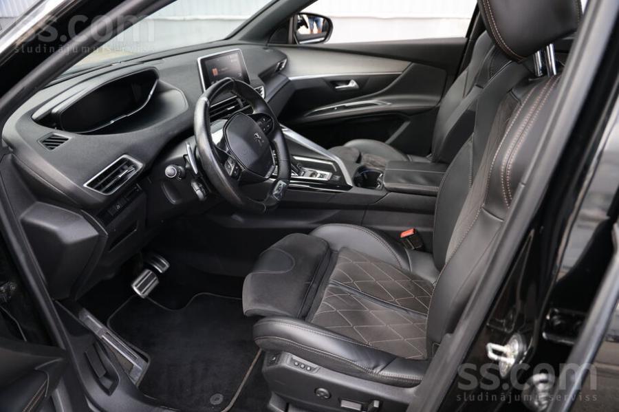 Black Peugeot 5008 2017 in Tukums, with an engine capacity of 2.00 L and mileage of 242 thousand km for 15900 €, photo 13 on AUTOMOTO.COM.LV
