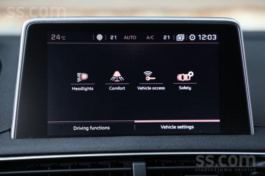 Black Peugeot 5008 2017 in Tukums, with an engine capacity of 2.00 L and mileage of 242 thousand km for 15900 €, photo 22 on AUTOMOTO.COM.LV