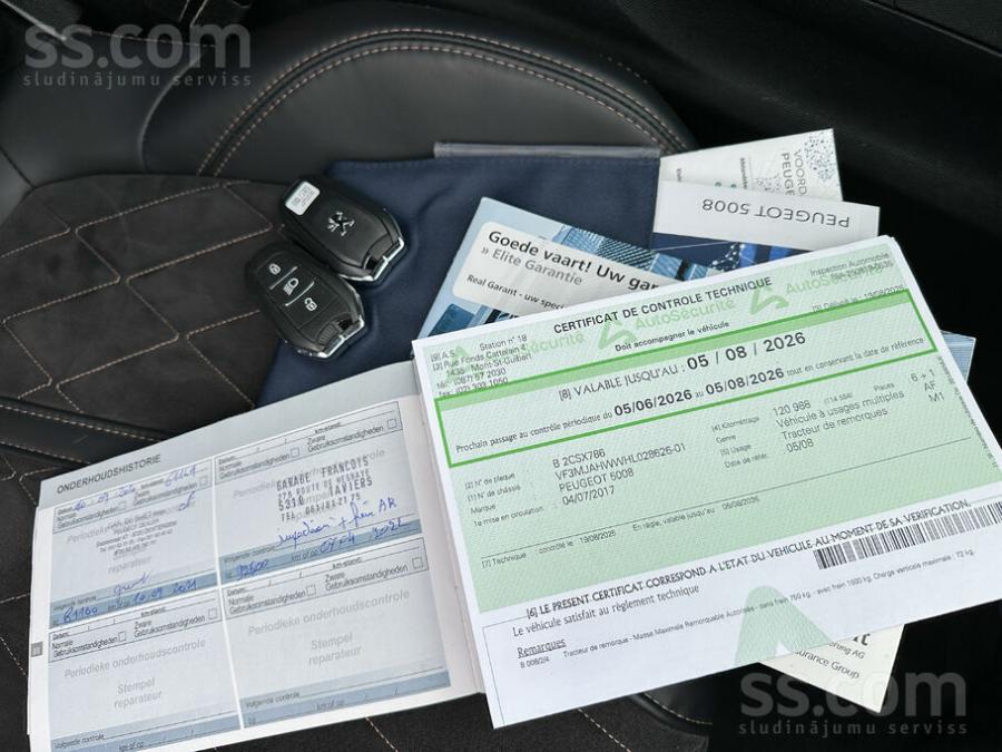 Черный Пежо 5008 2017 в Елгава, объемом двигателя 2.00 л и пробегом 133 тыс. км за 17200 €, фото 32 на AUTOMOTO.COM.LV