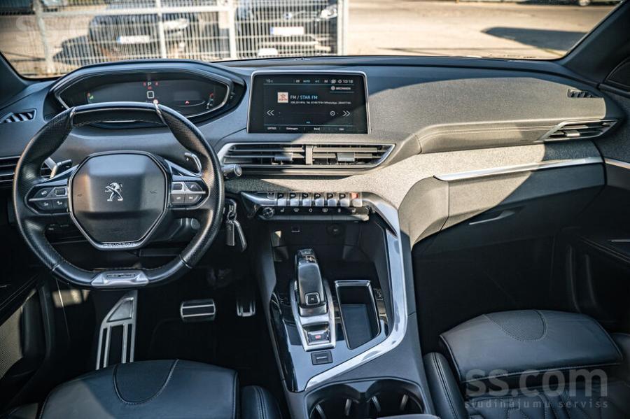 Black Peugeot 5008 2017 in Riga, with an engine capacity of 1.60 L and mileage of 234 thousand km for 13890 €, photo 7 on AUTOMOTO.COM.LV