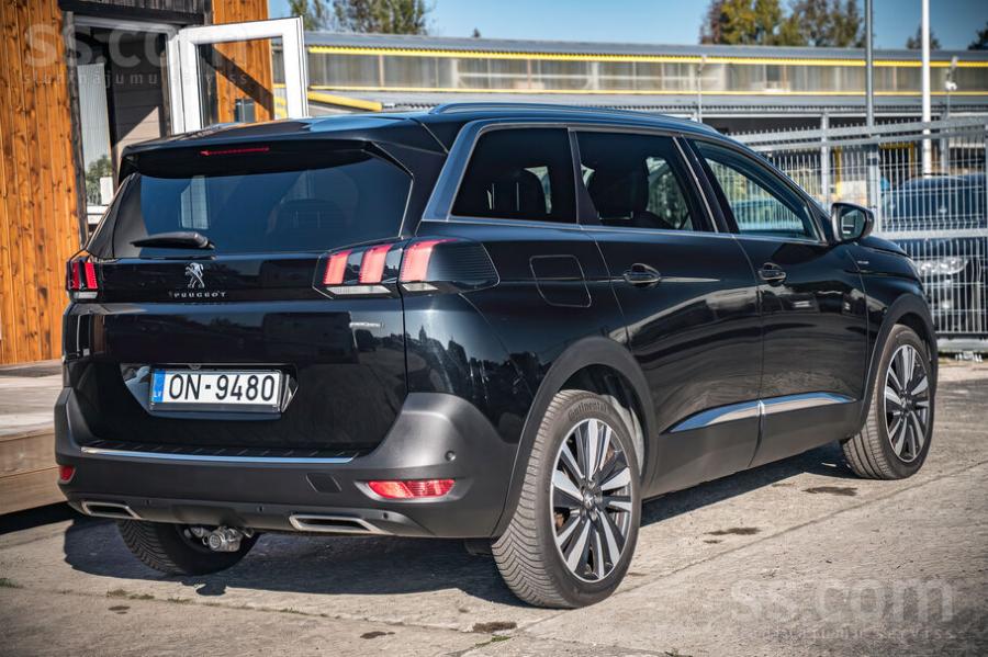 Black Peugeot 5008 2017 in Riga, with an engine capacity of 1.60 L and mileage of 234 thousand km for 13890 €, photo 32 on AUTOMOTO.COM.LV