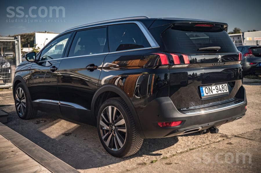 Black Peugeot 5008 2017 in Riga, with an engine capacity of 1.60 L and mileage of 234 thousand km for 13890 €, photo 34 on AUTOMOTO.COM.LV