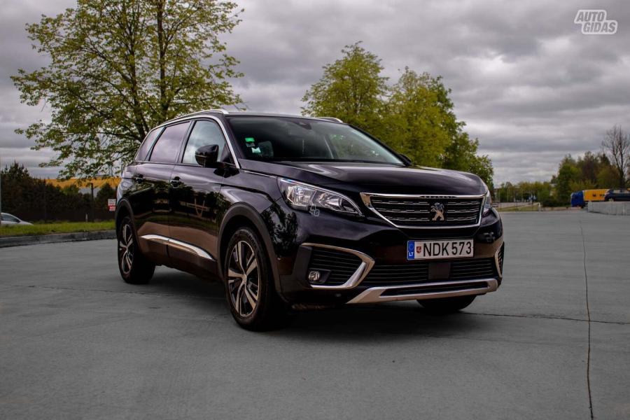 Melns Peugeot 5008 2018 Panevēža, ar dzinēja tilpumu 1.50 L un nobraukumu 205 tūkst. km par 14199 €, foto 7 vietnē AUTOMOTO.COM.LV