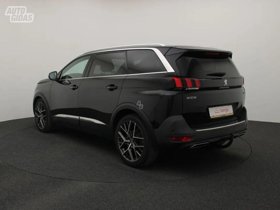 Black Peugeot 5008 2018 in Vilnius, with an engine capacity of 2.00 L and mileage of 279 thousand km for 14399 €, photo 8 on AUTOMOTO.COM.LV