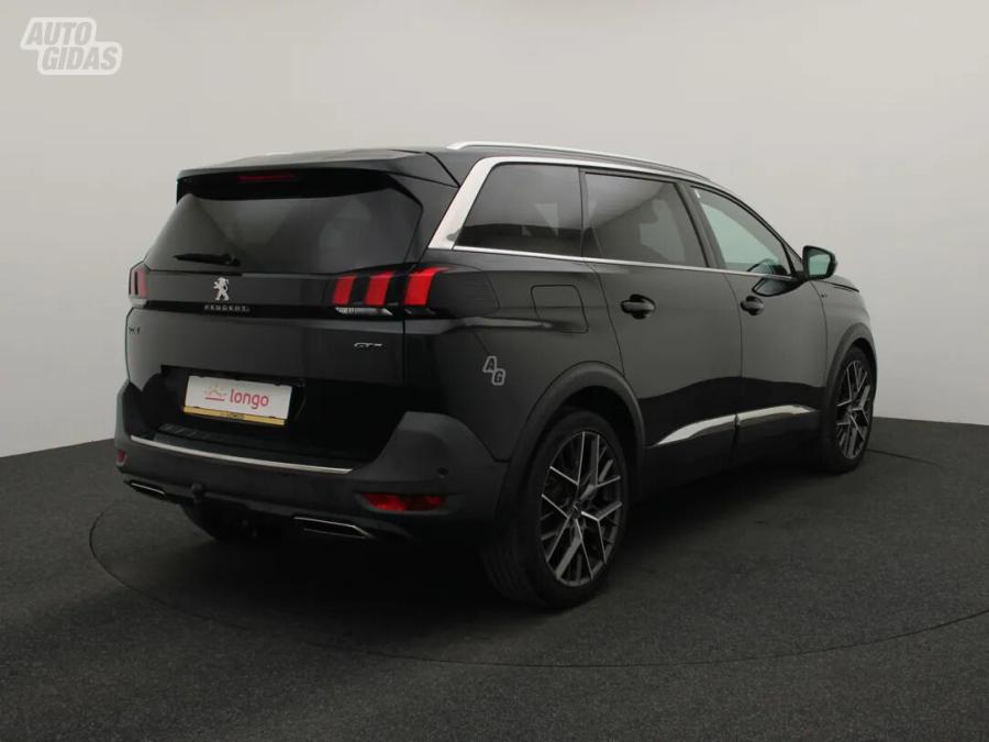 Black Peugeot 5008 2018 in Vilnius, with an engine capacity of 2.00 L and mileage of 279 thousand km for 14399 €, photo 9 on AUTOMOTO.COM.LV