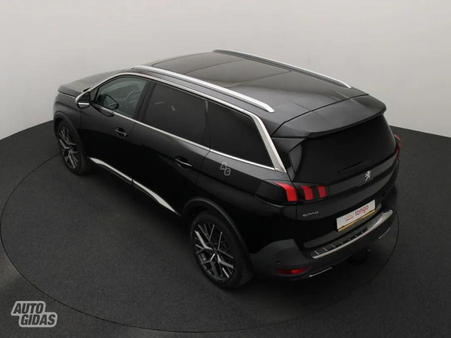 Black Peugeot 5008 2018 in Vilnius, with an engine capacity of 2.00 L and mileage of 279 thousand km for 14399 €, photo 13 on AUTOMOTO.COM.LV