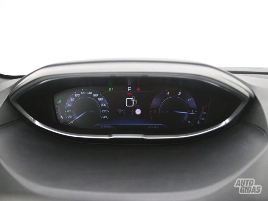 Black Peugeot 5008 2018 in Vilnius, with an engine capacity of 2.00 L and mileage of 279 thousand km for 14399 €, photo 20 on AUTOMOTO.COM.LV