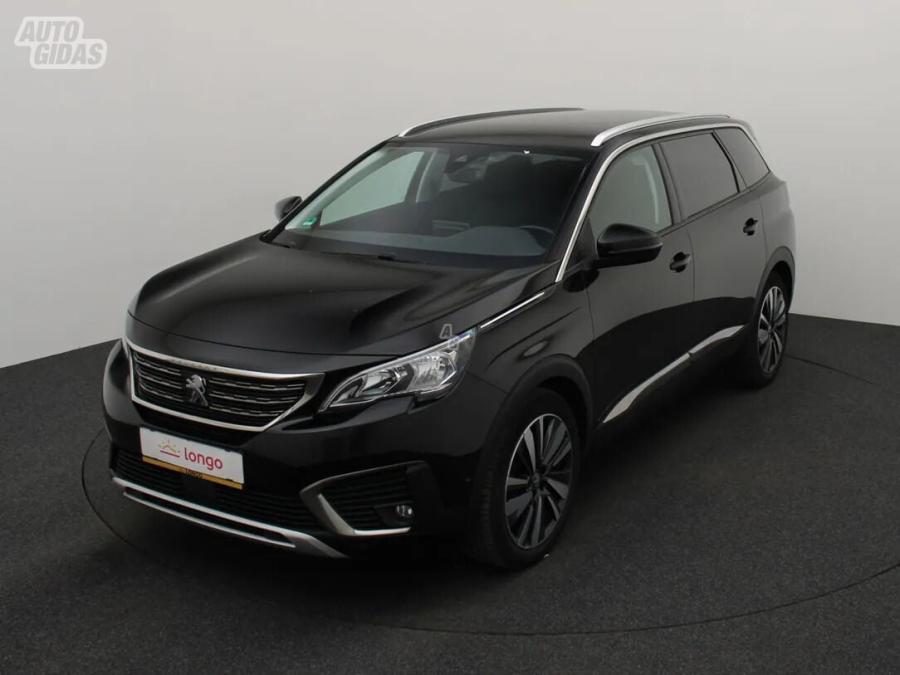 Black Peugeot 5008 2018 in Vilnius, with an engine capacity of 1.60 L and mileage of 235 thousand km for 12399 €, photo 1 on AUTOMOTO.COM.LV