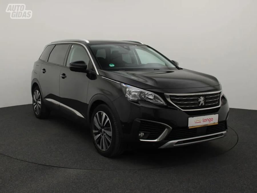 Black Peugeot 5008 2018 in Vilnius, with an engine capacity of 1.60 L and mileage of 235 thousand km for 12399 €, photo 11 on AUTOMOTO.COM.LV