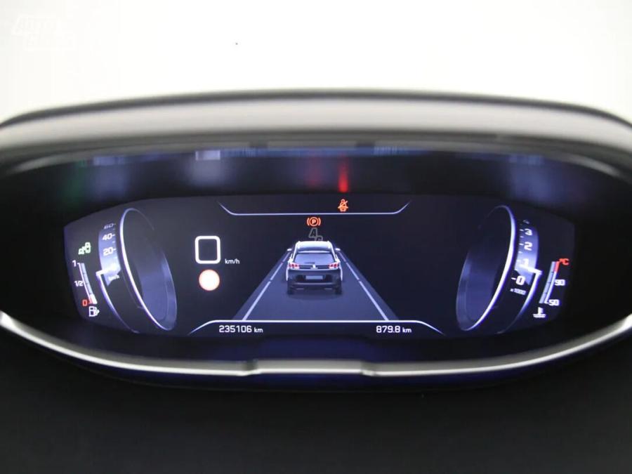 Black Peugeot 5008 2018 in Vilnius, with an engine capacity of 1.60 L and mileage of 235 thousand km for 12399 €, photo 21 on AUTOMOTO.COM.LV