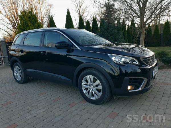 Melns Peugeot 5008 2018 Rīga, ar dzinēja tilpumu 1.50 L un nobraukumu 123 tūkst. km par 12100 €, foto 2 vietnē AUTOMOTO.COM.LV