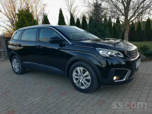 Black Peugeot 5008 2018 in Riga, with an engine capacity of 1.50 L and mileage of 123 thousand km for 12100 €, photo 3 on AUTOMOTO.COM.LV