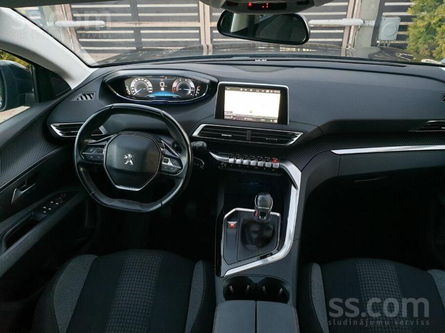 Black Peugeot 5008 2018 in Riga, with an engine capacity of 1.50 L and mileage of 123 thousand km for 12100 €, photo 20 on AUTOMOTO.COM.LV