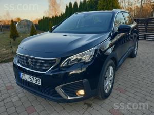 Black Peugeot 5008 2018 in Riga, with an engine capacity of 1.50 L and mileage of 125 thousand km for 11500 €, photo 7 on AUTOMOTO.COM.LV