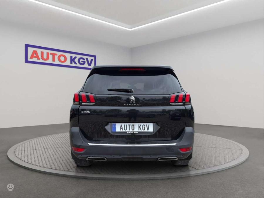 Melns Peugeot 5008 2018 Kauņa, ar dzinēja tilpumu 1.20 L un nobraukumu 235 tūkst. km par 12499 €, foto 5 vietnē AUTOMOTO.COM.LV