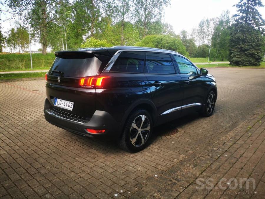 Черный Пежо 5008 2018 в Тукумс, объемом двигателя 1.50 л и пробегом 114 тыс. км за 15250 €, фото 6 на AUTOMOTO.COM.LV