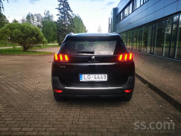 Melns Peugeot 5008 2018 Tukums, ar dzinēja tilpumu 1.50 L un nobraukumu 114 tūkst. km par 15250 €, foto 6 vietnē AUTOMOTO.COM.LV