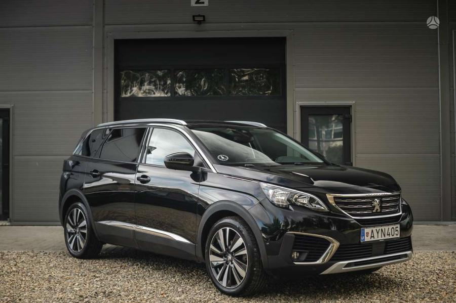 Melns Peugeot 5008 2018 Kauņa, ar dzinēja tilpumu 1.60 L un nobraukumu 140 tūkst. km par 13700 €, foto 4 vietnē AUTOMOTO.COM.LV