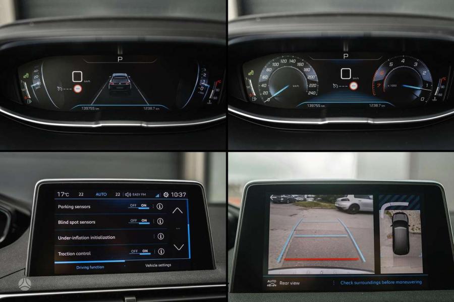 Melns Peugeot 5008 2018 Kauņa, ar dzinēja tilpumu 1.60 L un nobraukumu 140 tūkst. km par 13700 €, foto 21 vietnē AUTOMOTO.COM.LV
