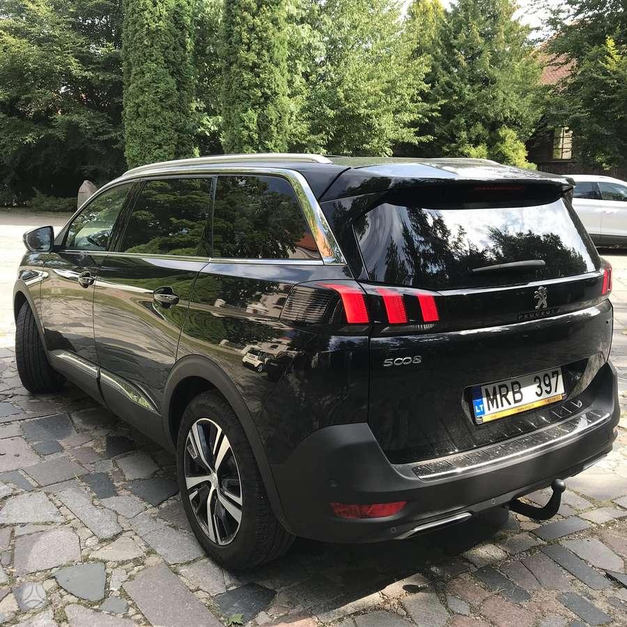 Melns Peugeot 5008 2018 Viļņa, ar dzinēja tilpumu 1.60 L un nobraukumu 226 tūkst. km par 12500 €, foto 5 vietnē AUTOMOTO.COM.LV