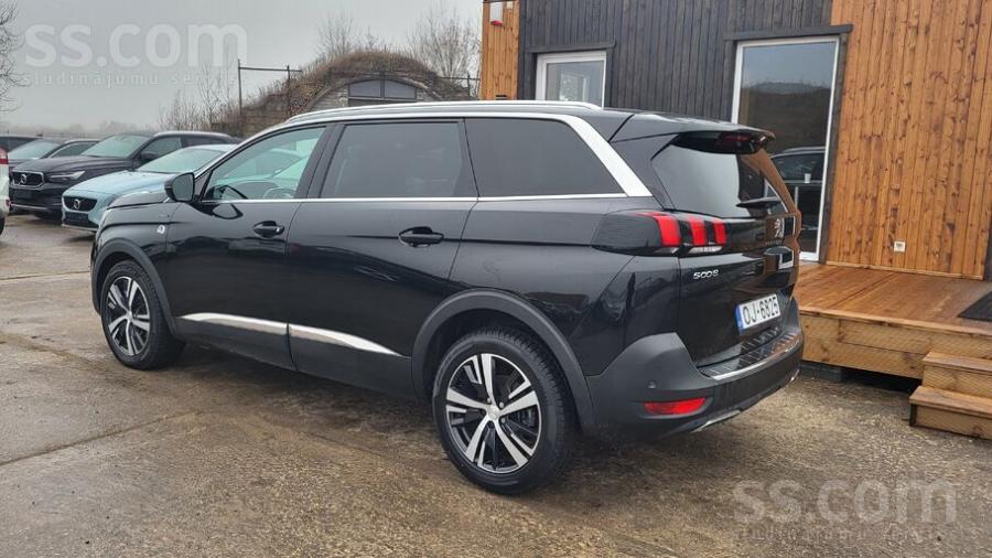 Black Peugeot 5008 2019 in Riga, with an engine capacity of 1.60 L and mileage of 181 thousand km for 14490 €, photo 19 on AUTOMOTO.COM.LV