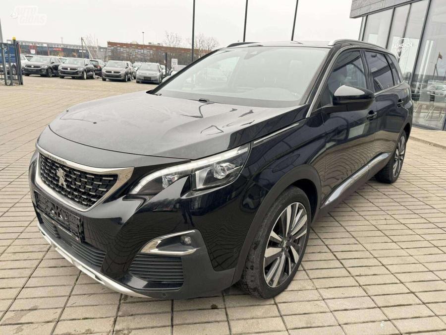 Melns Peugeot 5008 2019 Kauņa, ar dzinēja tilpumu 1.20 L un nobraukumu 173 tūkst. km par 11900 €, foto 1 vietnē AUTOMOTO.COM.LV