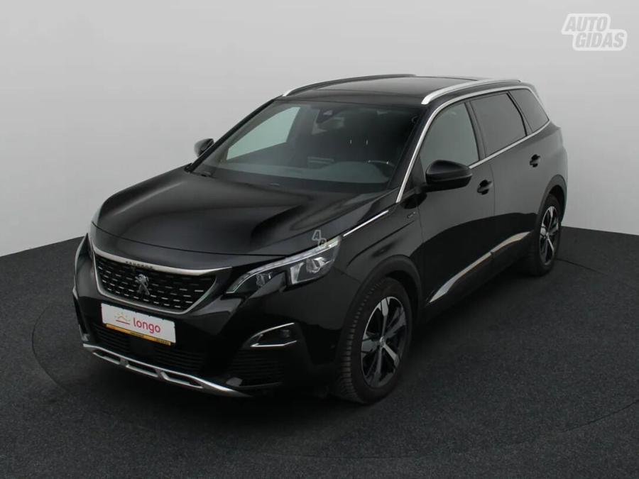 Black Peugeot 5008 2019 in Vilnius, with an engine capacity of 2.00 L and mileage of 201 thousand km for 19099 €, photo 1 on AUTOMOTO.COM.LV