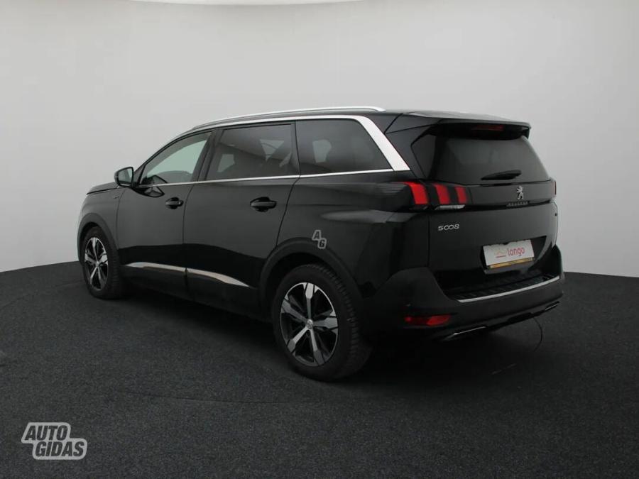 Black Peugeot 5008 2019 in Vilnius, with an engine capacity of 2.00 L and mileage of 201 thousand km for 19099 €, photo 8 on AUTOMOTO.COM.LV