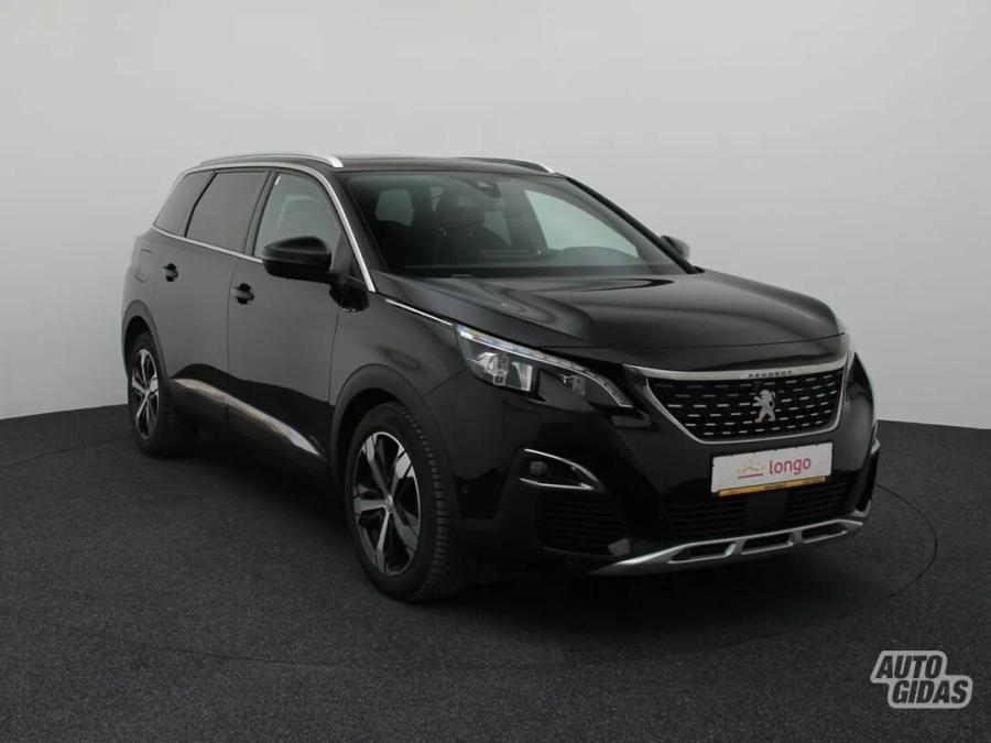 Black Peugeot 5008 2019 in Vilnius, with an engine capacity of 2.00 L and mileage of 201 thousand km for 19099 €, photo 11 on AUTOMOTO.COM.LV