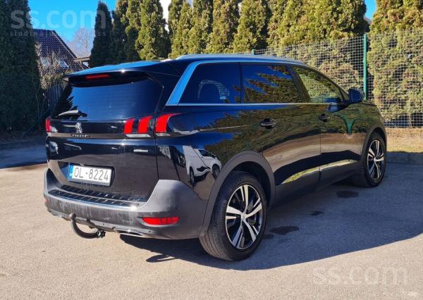 Black Peugeot 5008 2019 in Jelgava, with an engine capacity of 1.20 L and mileage of 0 thousand km for 11900 €, photo 7 on AUTOMOTO.COM.LV