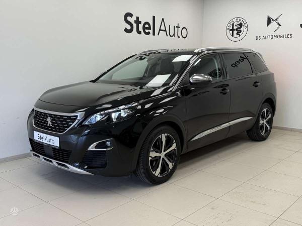 Black Peugeot 5008 2019 in Vilnius, with an engine capacity of 1.60 L and mileage of 109 thousand km for 16990 €, photo 1 on AUTOMOTO.COM.LV