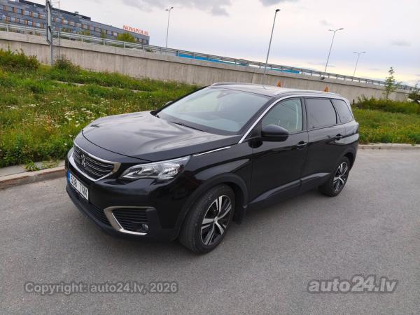 Black Peugeot 5008 2019 in Tallinn, with an engine capacity of 1.50 L and mileage of 130 thousand km for 16500 €, photo 3 on AUTOMOTO.COM.LV
