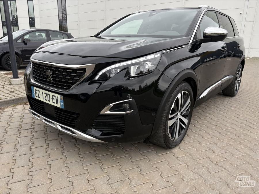 Melns Peugeot 5008 2019 Kauņa, ar dzinēja tilpumu 2.00 L un nobraukumu 197 tūkst. km par 14800 €, foto 1 vietnē AUTOMOTO.COM.LV