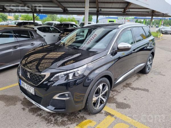 Black Peugeot 5008 2020 in Riga, with an engine capacity of 1.20 L and mileage of 75 thousand km for 13400 €, photo 1 on AUTOMOTO.COM.LV