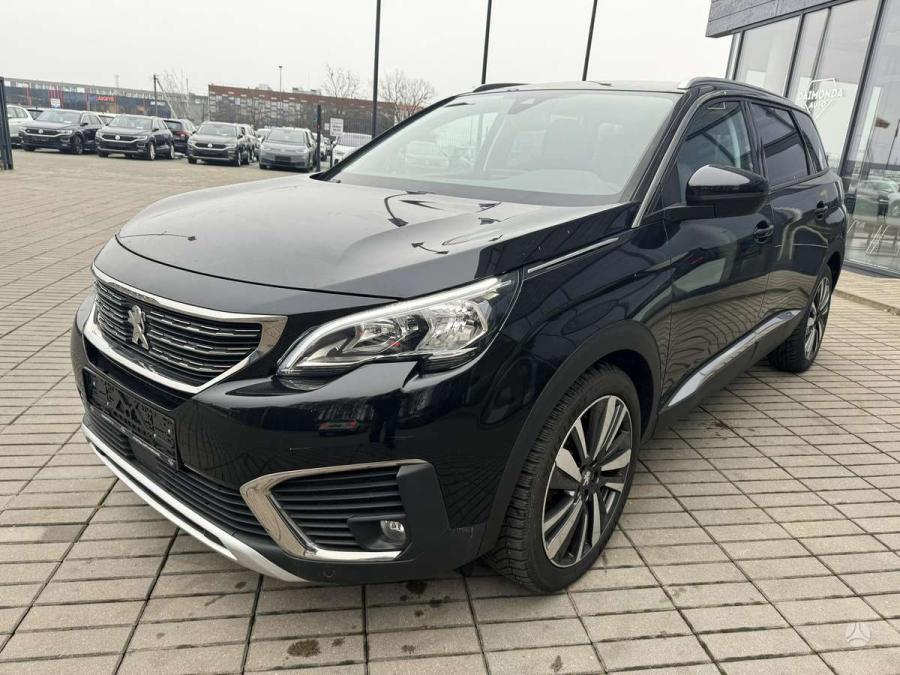 Melns Peugeot 5008 2020 Kauņa, ar dzinēja tilpumu 1.20 L un nobraukumu 192 tūkst. km par 11900 €, foto 1 vietnē AUTOMOTO.COM.LV